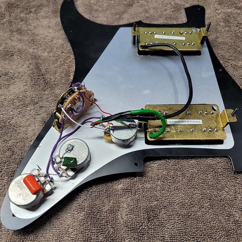 Fully loaded custom pickguard | Reverb