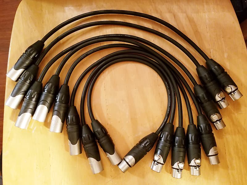 Mogami W2534 Quad Neglex | 1 FT | Male XLR to Female XLR Mic | Reverb