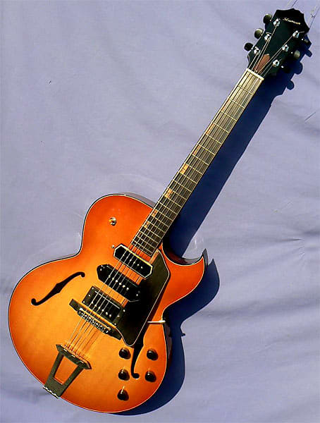 2016 Slaman DS-375: All Carved, 16" Thinline Hollowbody: | Reverb