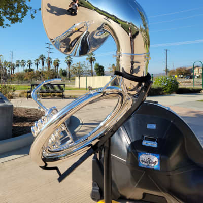 Eastman EPH495 Silver Bb Sousaphone - Professional | Reverb