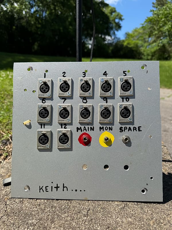 Vintage Custom XLR Patch Panel / Stage Breakout Box | Reverb Australia