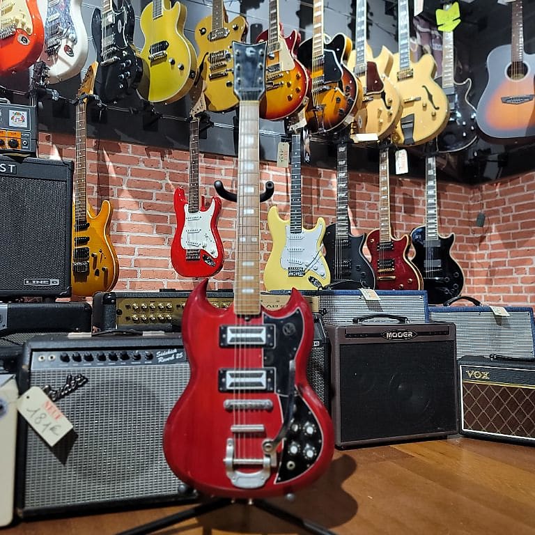 Kay 20T 1960s Type SG Rare VINTAGE 60'S - cherry | Reverb