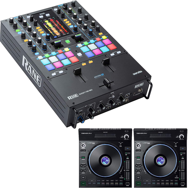 Rane DJ Premium 2-Channel Serato Scratch Mixer with 2 Denon | Reverb