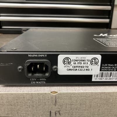 Marshall EL84 20/20 Stereo Tube rackmount power amplifier | Reverb