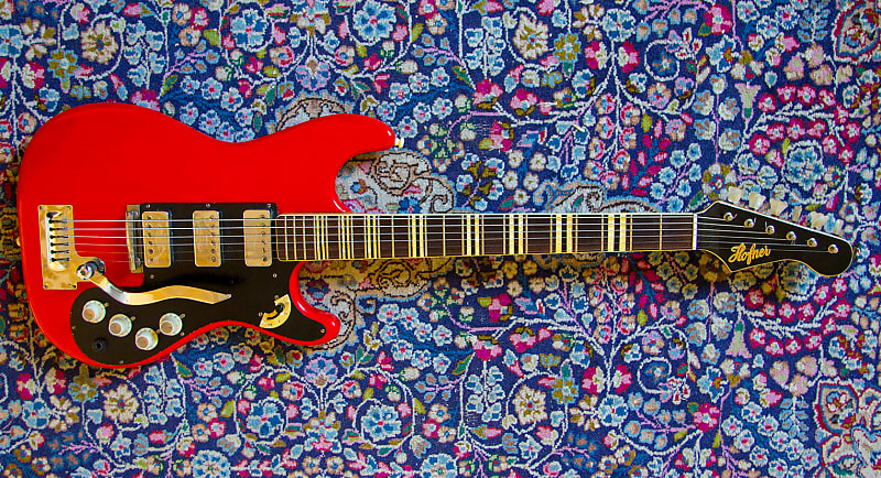 Hofner SUPER SOLID V3 - 173 1962-1963 "Red" | Reverb