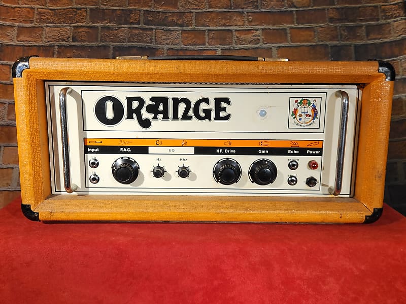 Vintage 1973 Orange OR80 Guitar Head Amplifier - RECENTLY | Reverb