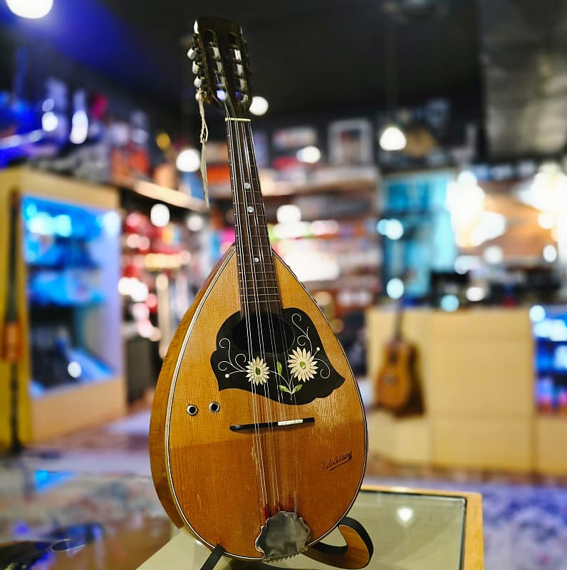 c. 1910 Edelklang German Calace Style Round Bowl Back | Reverb