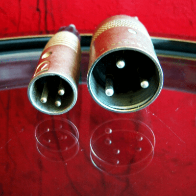 Vintage 1960's Cannon 3 pin male & female P3-CG-125 | Reverb