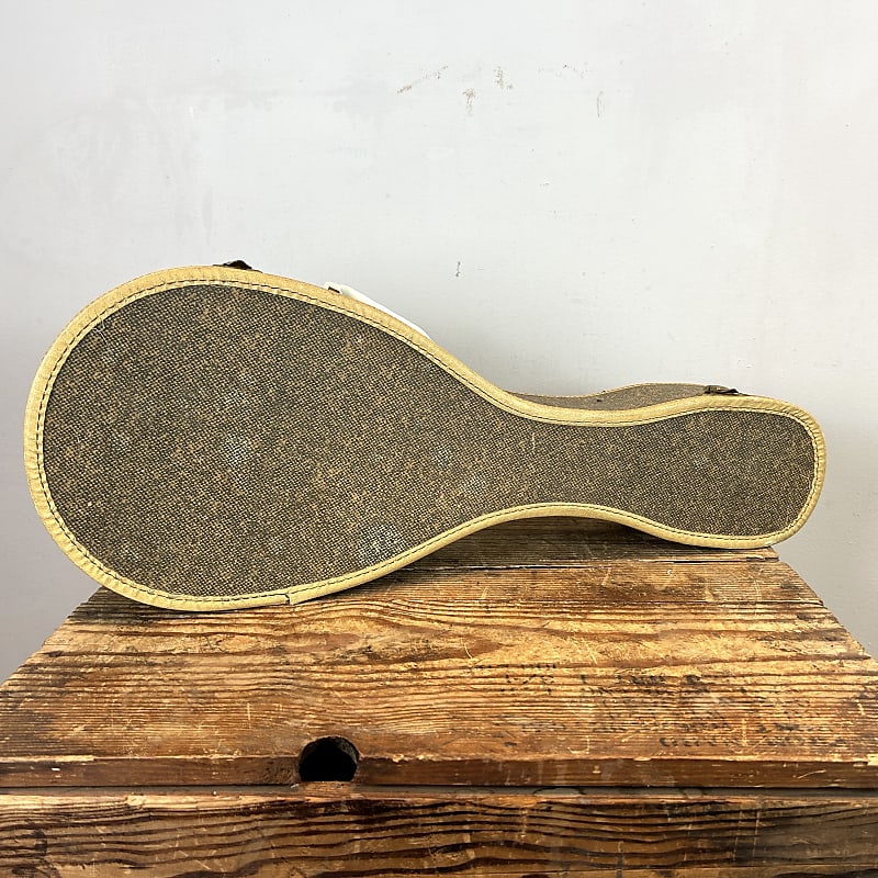 GEIB A-Style Mandolin Case 1950's Tweed chipboard | Reverb
