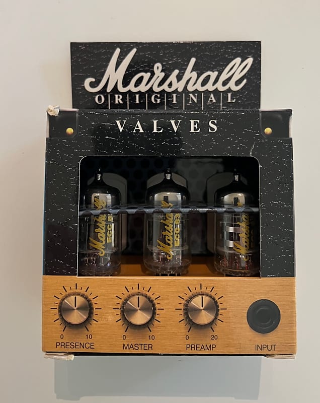Marshall Original Valves Preamp Tubes ECC83 Vintage In Boxes | Reverb