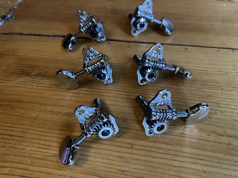 Open Back Engraved Guitar Tuning Pegs Machine heads Tuners | Reverb UK