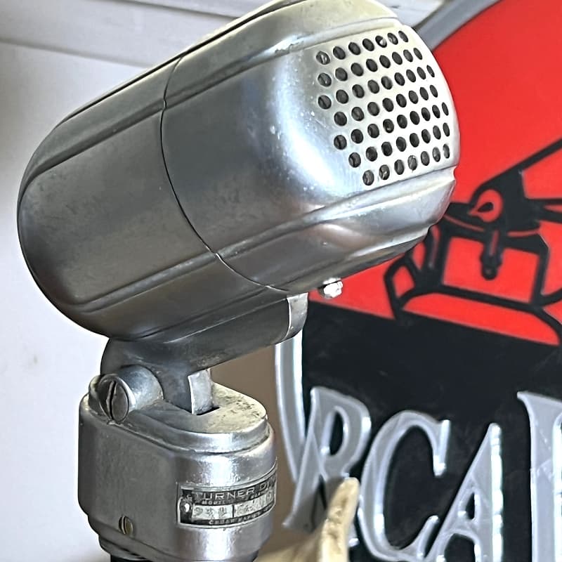Vintage 1940's TURNER 211 Dynamic Microphone-w/stand & | Reverb
