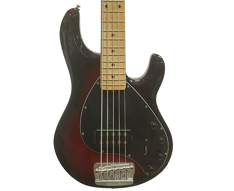 Sterling by Music Man RAY35 StingRay 5-String Bass in Red | Reverb