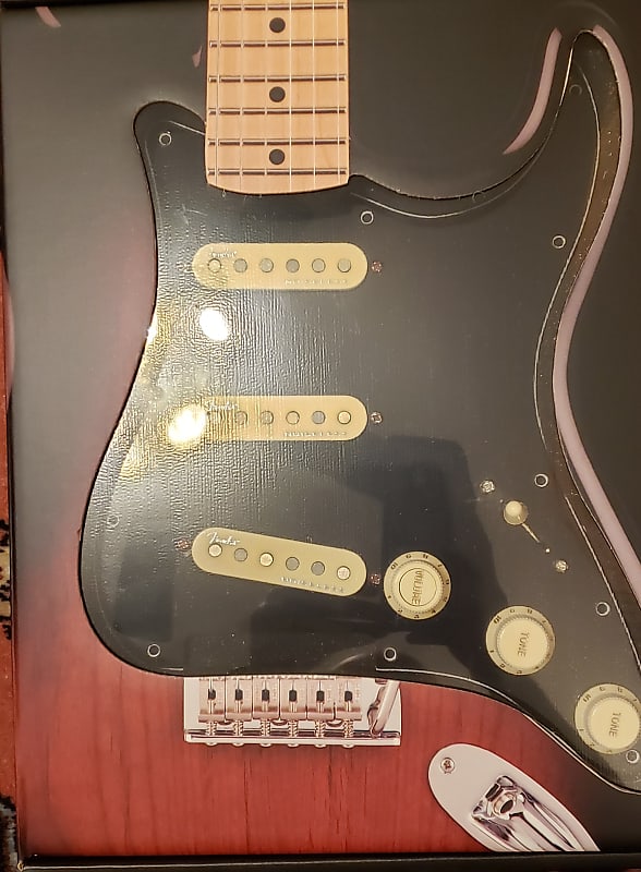 Fender Ultra Gen 5 noiseless prewired pickguard 2019 - Aged | Reverb