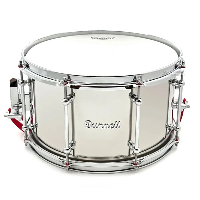 Dunnett Classic Stainless Steel Snare Drum 14x8 Polished | Reverb