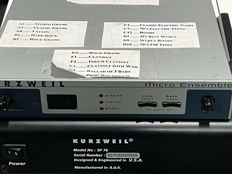 Kurzweil ME1 Micro Ensemble Half-Rack Sound Module 2000 - | Reverb
