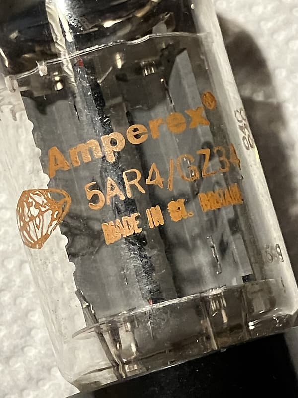 Mullard Amperex GZ34 5AR4 f32 1969 | Reverb