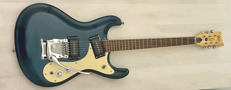 Mosrite Ventures MK I 1966 Blue Metalic / Ink Blue | Reverb