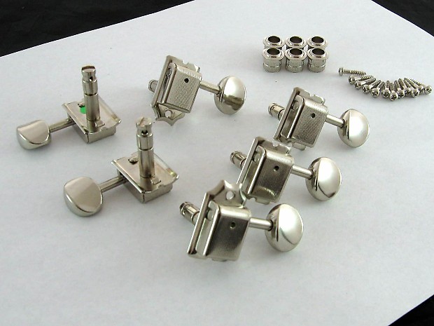 Gotoh SD91MG Vintage Locking Tuners 6IL 6 In Line Nickel | Reverb