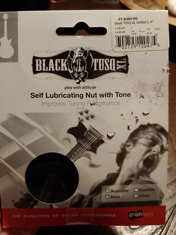 Graph Tech Black TUSQ XL 1/4" | Reverb