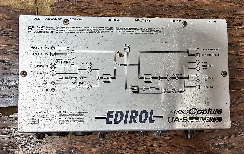 Edirol UA-5 Audio Capture - USB Audio Interface | Reverb