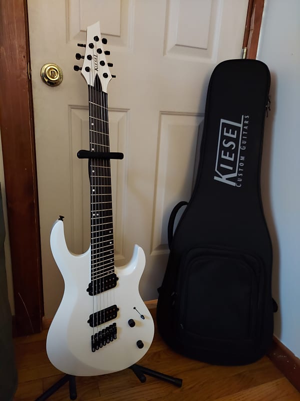 Kiesel Multiscale Aries 7 Neck Thru 2022 - Gloss White | Reverb