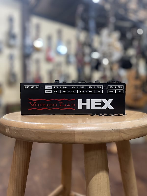 Preowned Voodoo Lab HEX True Bypass 6-Loop Audio Switcher | Reverb