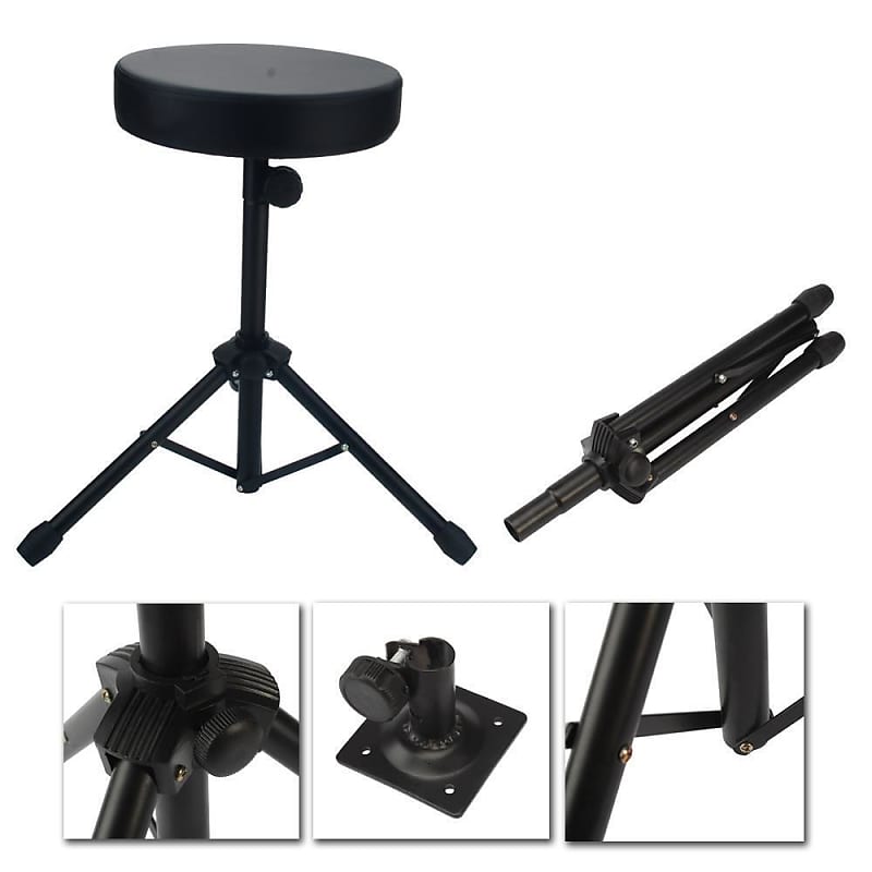 Soft Padded Drum Throne Seat Stool Stand Chair Drummers | Reverb