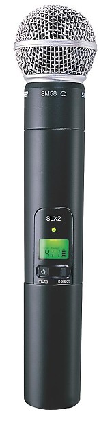 Shure SLX2/SM58-G4 SLX Series Wireless Handheld Transmitter | Reverb