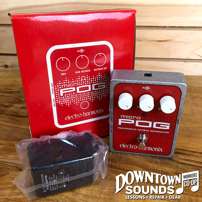 Electro-Harmonix Micro Pog Polyphonic Octave Generator | Reverb