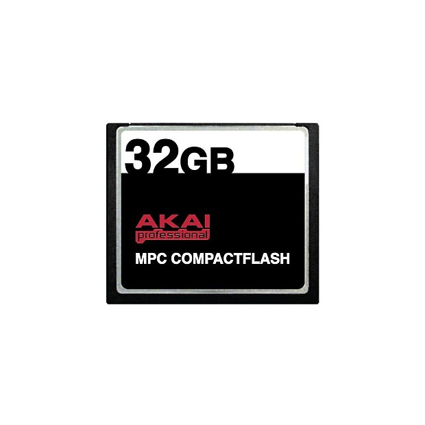 32GB Akai MPC CompactFlash CF Memory Card for MPC500, | Reverb