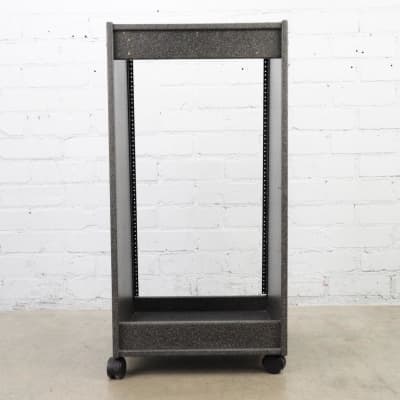 KK Audio 20U 20-Space Slanted Rolling Studio Rack Case w/ | Reverb