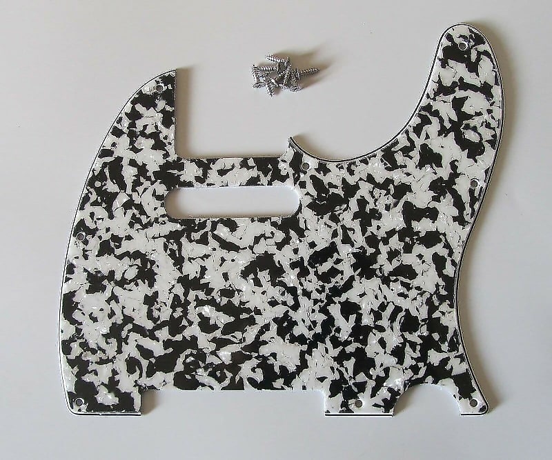 TL Style Guitar Pickguard Black and White | Reverb Canada