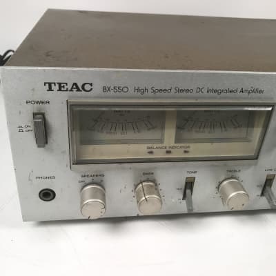 TEAC BX-550 Genuine Vintage Japan Made Stereo Amplifier | Reverb