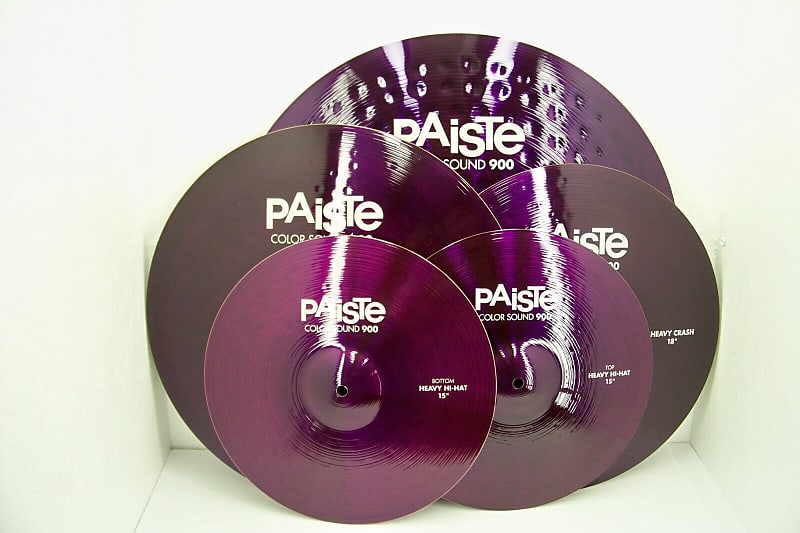 Paiste Color Sound 900 Purple 5 Piece "MEGA" Cymbal | Reverb