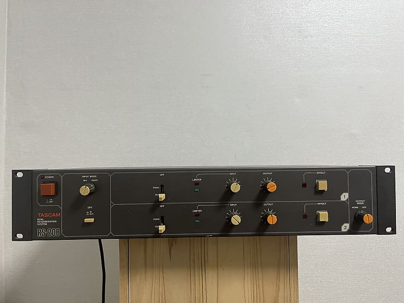 TASCAM RS-20B Dual Spring Reverb Rack ! | Reverb