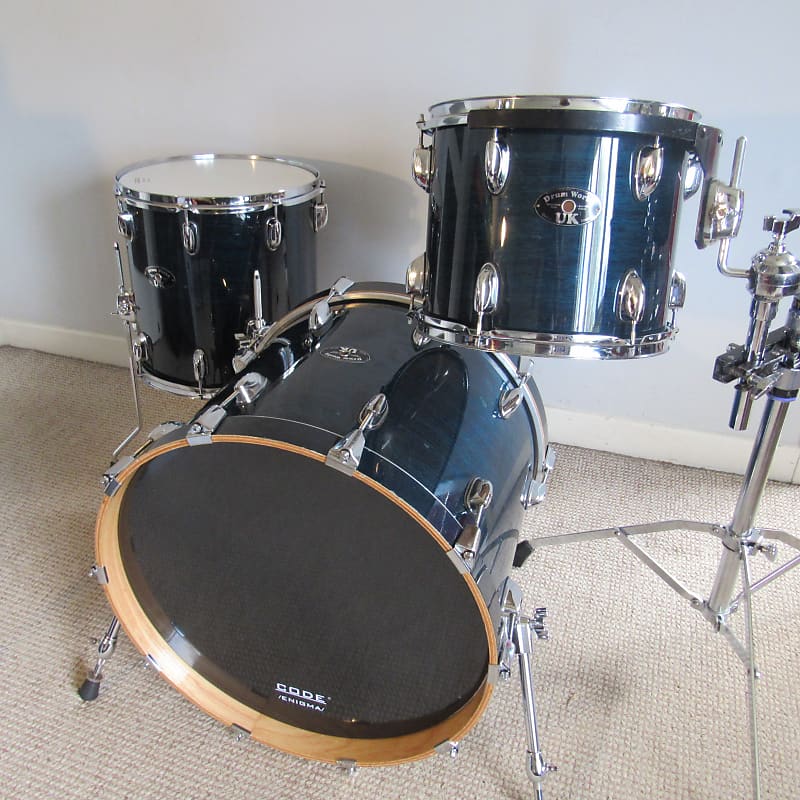 Drum World, Stagemaster 20,12,14 shell pack- Icelandic Blue- | Reverb