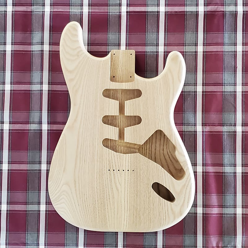 Woodtech Routing 2 pc. Catalpa Hardtail Stratocaster Body - | Reverb