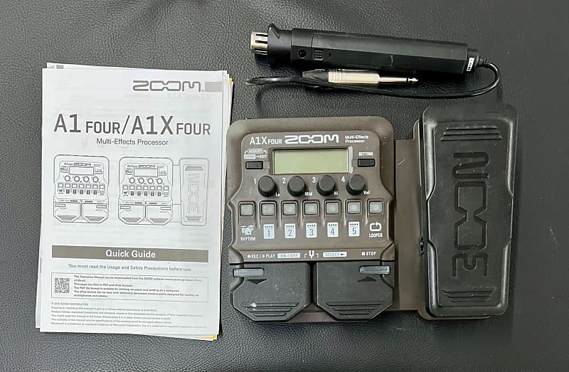 Zoom A1X Four - Acoustic Instrument Multi-Effect Processor | Reverb UK