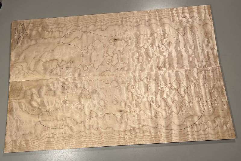 Drop Top - #8718 - 3A Grade Big Leaf Quilted Maple Color | Reverb