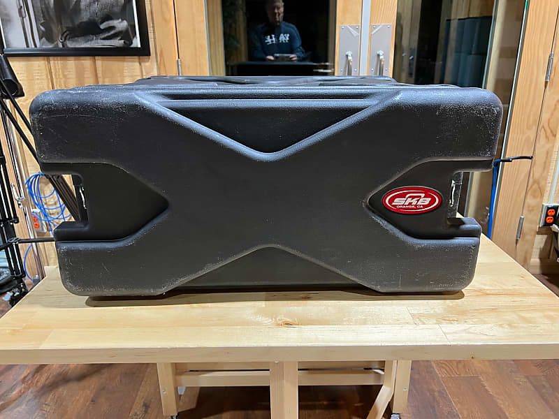 SKB SKB 1SKB-RLX5 5U Roll-X Molded Rolling Rack Case with | Reverb