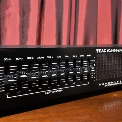 1981 TEAC EQA-10 MKII Stereo Ten Band Graphic Equalizer | Reverb