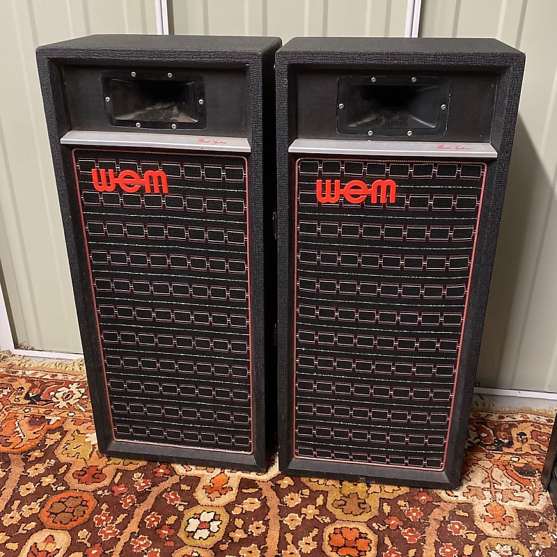 Vintage 1970s WEM Watkins Band System 2x12 Amplifier PA | Reverb