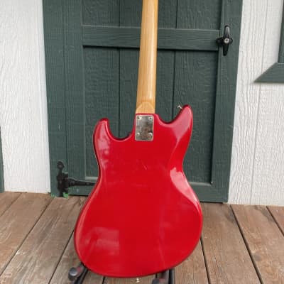Teisco Spectrum EB-120 Bass 1960s Candy Apple Red | Reverb