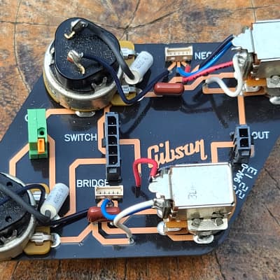 Gibson Les Paul Quick Connect Control Board / Push Pull | Reverb