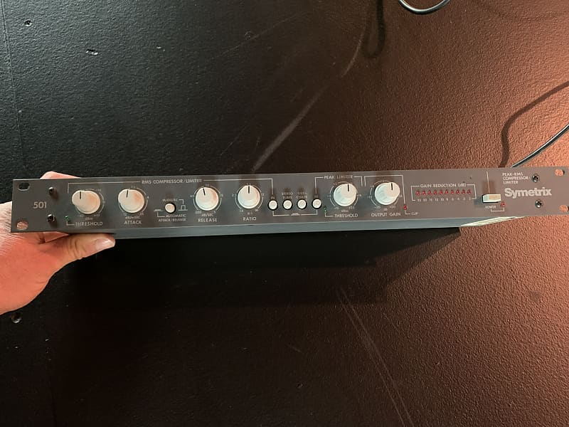 Symetrix 501 Peak-RMS Compressor/Limiter 1996 | Reverb