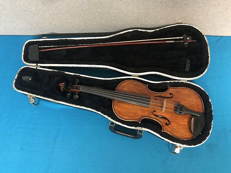 Frederick A Strobel ML 85-44 4/4 Violin Kit with Case and Bow | Reverb