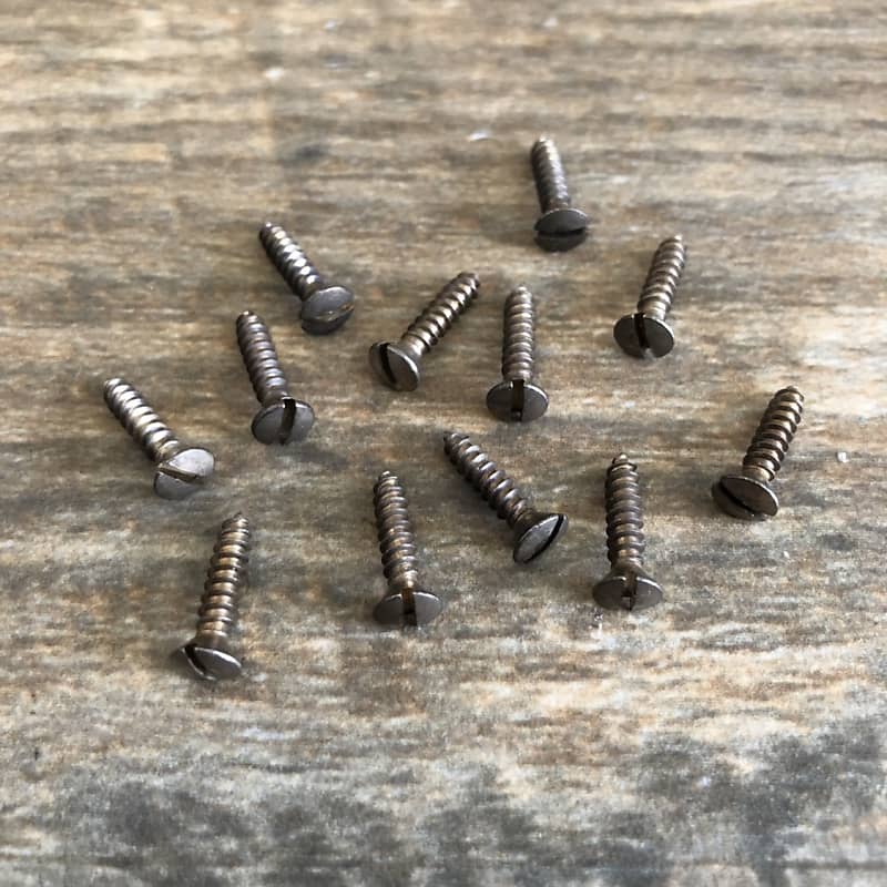 Fender Telecaster Relic Pickguard Screws 1952 | Reverb