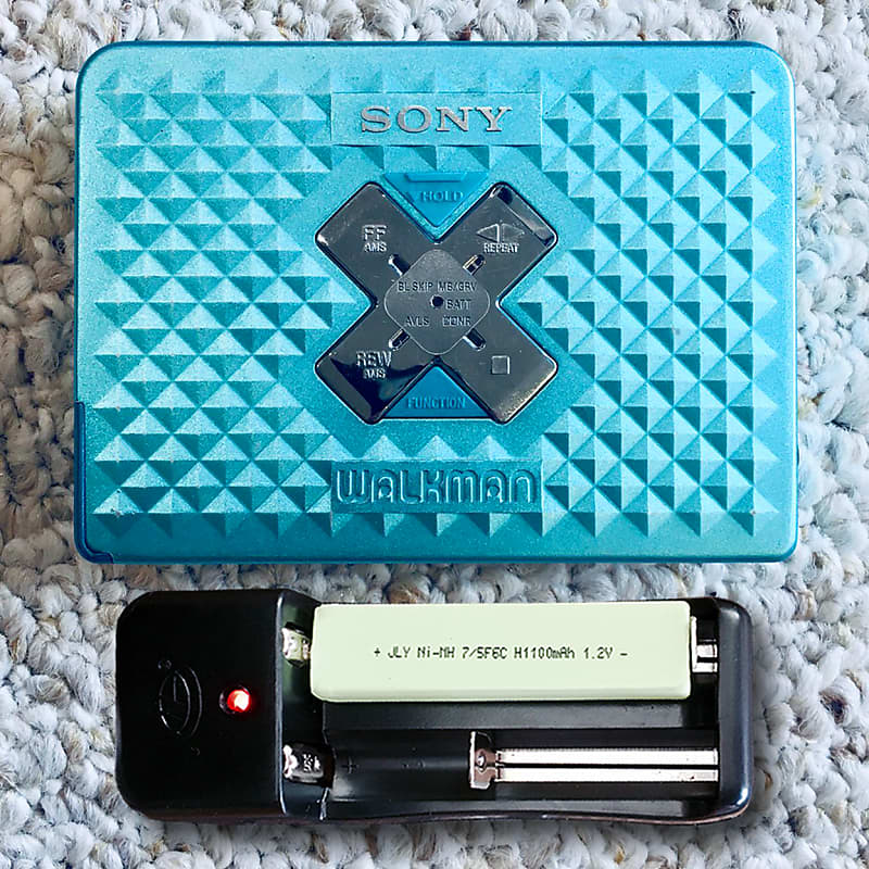 Sony EX655 Walkman Cassette Player, Super Rare Sky Blue | Reverb