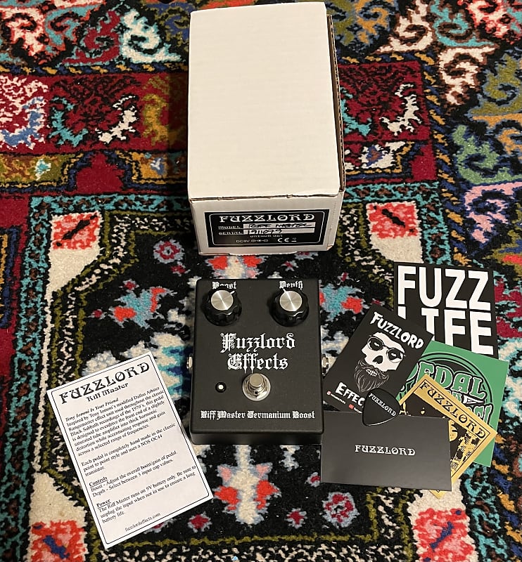 Fuzzlord Effects Riff Master OC44 Iommi modified Rangemaster | Reverb